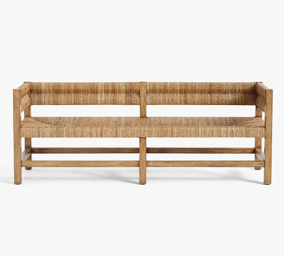Malibu Woven Bench | Pottery Barn Australia